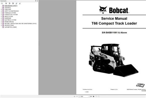 Bobcat Compact Track Loader T Service Manual