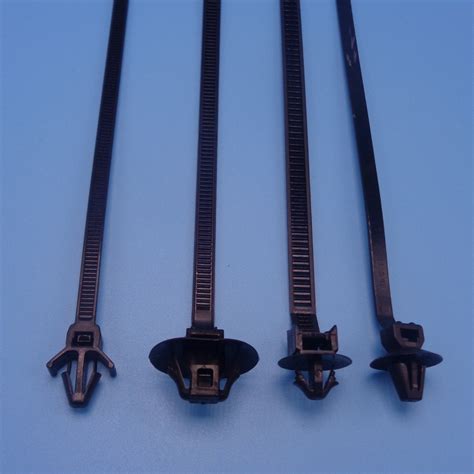 销售杉树型尼龙扎带 螺纹头尼龙扎带 汽车卡扣扎带 飞机头扎带 阿里巴巴