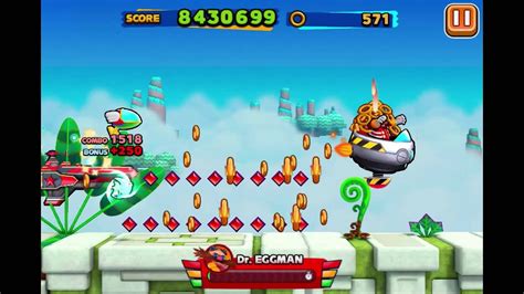 Sonic Runners Ios Esp Silver Gameplay Youtube