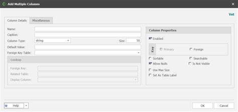 add multiple columns codestencil