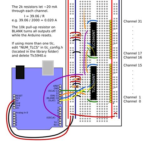 Tlc5940 External Power Supply 5vdc Best Practice Leds And
