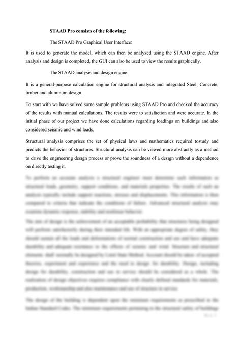 Solution Structural Analysis Analysis Of Design Of A Continuous Beam Ingle Storey Frame Multi