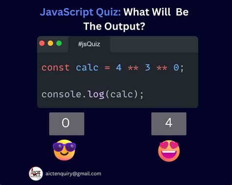 Pick The Correct Output Of The Below Javascript Code 🔥 Aditya