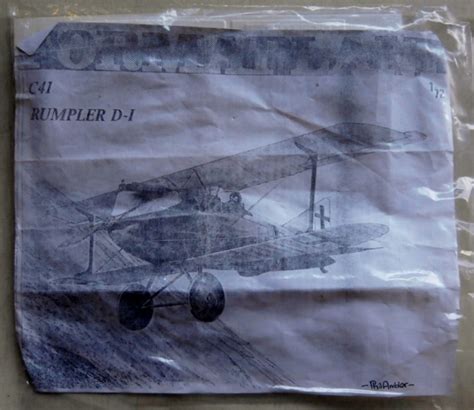 Formaplane 1 72 C41 Rumpler D I Vacform Model Kit