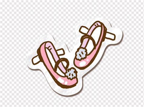 신발 그리기 샌들 핑크색 신발 애정 그린 본문 Png Pngwing