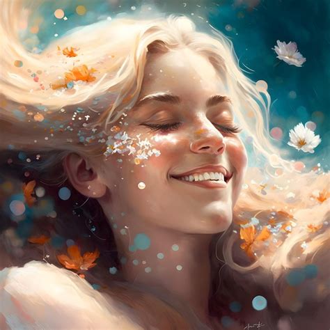 Download Woman Bliss Smile Royalty Free Stock Illustration Image