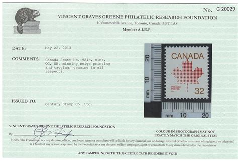 924c Missing Colourtagging Error Century Stamps And Coins