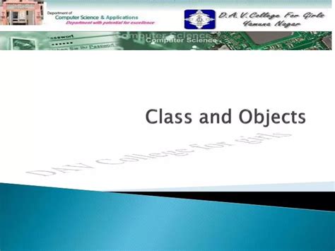 Ppt Class And Objects Powerpoint Presentation Free Download Id 3922419