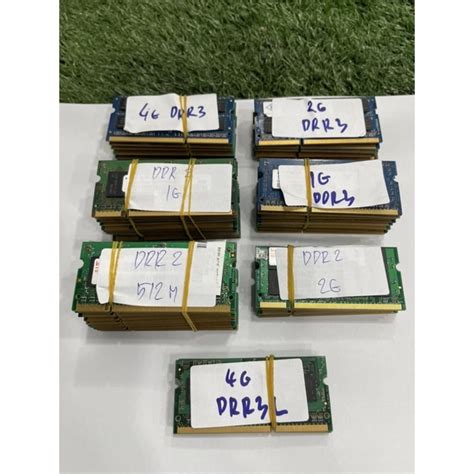 แรมโน๊ตบุคมือสอง Ddr2 Ddr3 Ddr3l 512mb1gb2gb4gb8gb สภาพดี คละยี่ห้อ