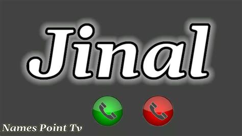 Jinal Name Logo