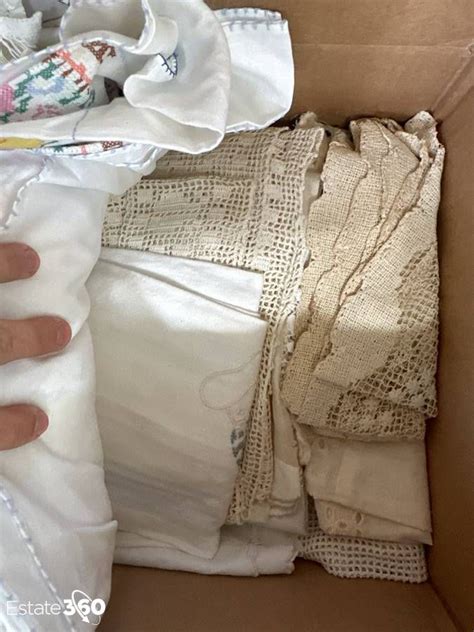 Boxes Of Assorted Linens 4917644731