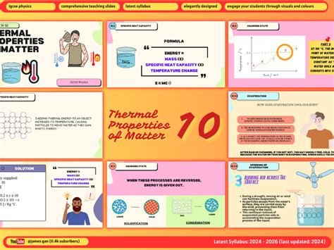 Chapter 10 25 Igcse Physics Thermal Properties Of Matter [2025 2027] Teaching Resources