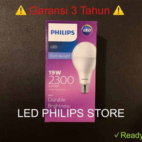 Jual Lampu Bohlam Led Philips Watt W Watt W Nyala Putih Jakarta Utara Led Light