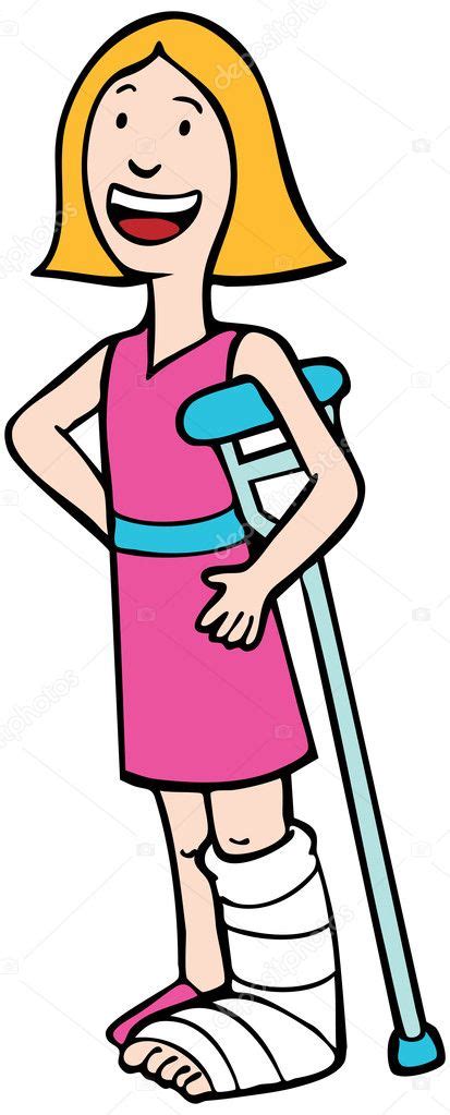 Broken Leg — Stock Vector © Cteconsulting 3988143