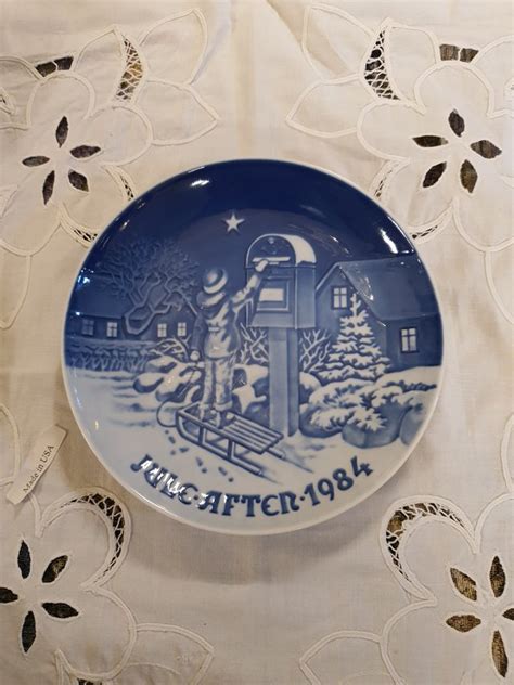 덴마크 코펜하겐 도자기 장식 접시 헬로마켓