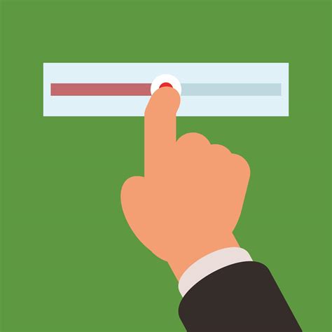 Vector Image Of A Sliding Button 22599568 Vector Art At Vecteezy