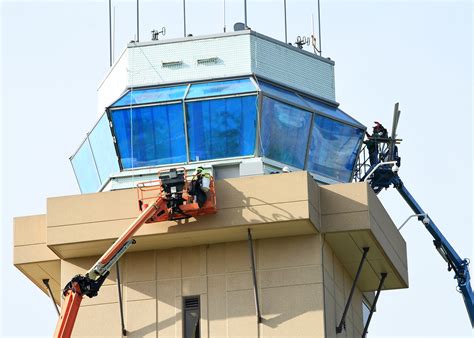 Offutts Air Traffic Control Tower Receives Face Lift Offutt Air Force Base News
