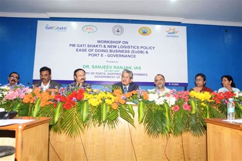 Dr Sanjeev Ranjan Reviews Chennai Port Performance And Comprehensive