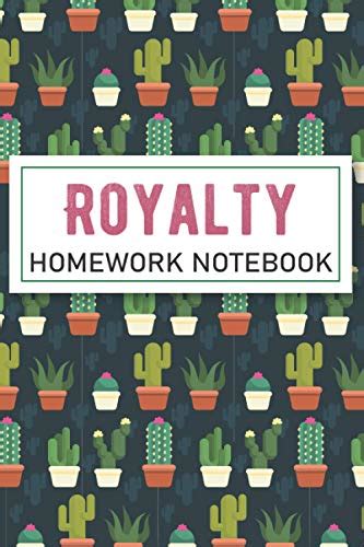 Royalty HOMEWORK NOTEBOOK Personalised Royalty Homework Notebook Composition And Journal