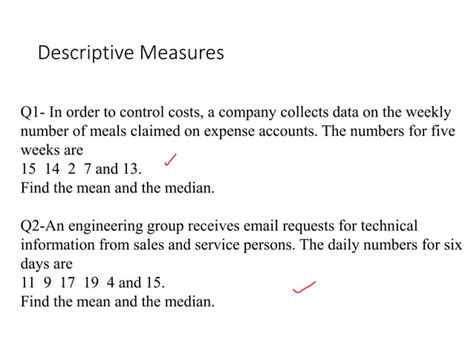 Lecture 2 Descriptive Statistics Box Plot Descriptive Measurespdf