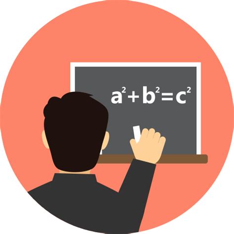 Math Tutor Tutor Tutor Explaining Tutor Explains Math Problem Icon