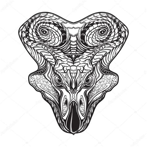 Protoceratops Head Sketch On A White Background Stock Vector By ©aen