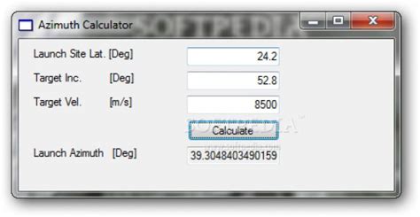 Azimuth Calculator Download Softpedia