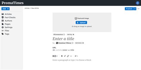Building A Vuejs Based Cms For Promatimes News Website Dev Community