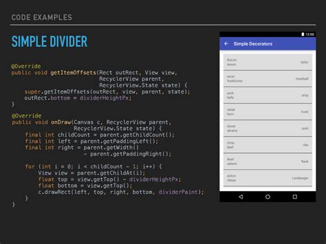 Advanced Recyclerview Techniques Speaker Deck