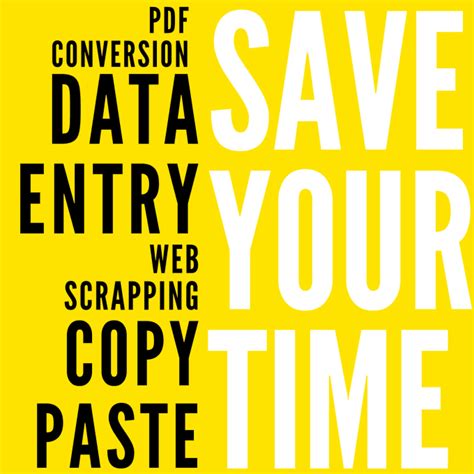 do accurate data entry copy paste web scrap pdf to excel by indo ads