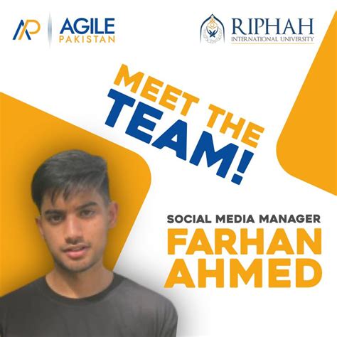Agile Pakistan On Linkedin Meet Farhan Ahmed Our Social Media Manager