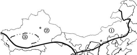 [题目]读下图回答问题 1 序号②所在的省级行政区是 2 序号③是我国最长的内流河是 河 西北地区的雅丹地貌是由 形成的 农业类型是 3 序号①所在的地形区是 4 该区域中有我国