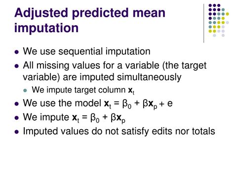 Ppt Calibrated Imputation Of Numerical Data Under Linear Edit