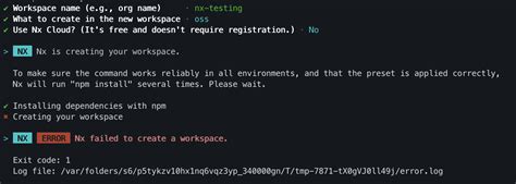 Cant Create New Workspace · Issue 6934 · Nrwlnx · Github