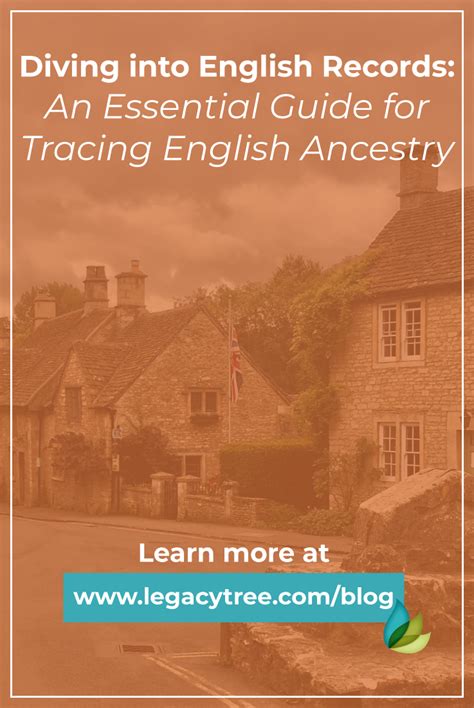 Diving Into English Records An Essential Guide For English Ancestry