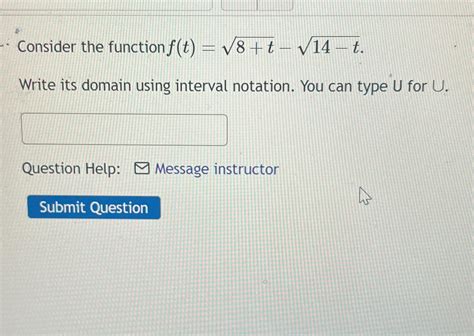 solved consider the function f t 8 t2 14 t2 write its