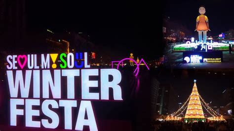 크리스마스를 맞이하는 서울 광화문 광장은 재밌는 이벤트 중~ Kr Walk 4k Youtube