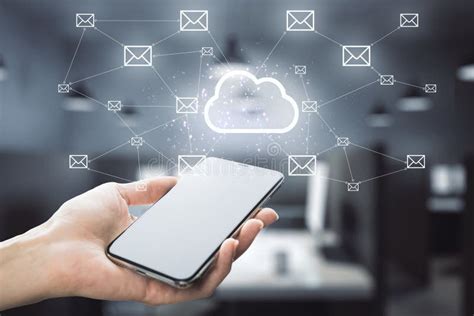 Cloud Computing And Network Concept Stock Image Image Of Message Data 157501153