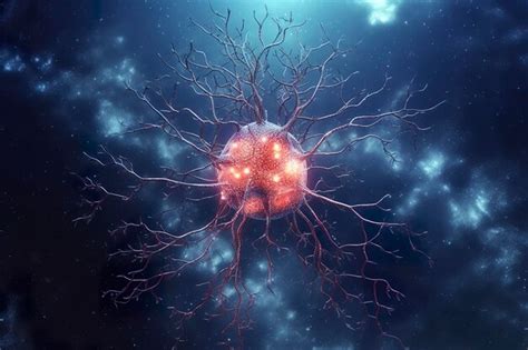 Premium Ai Image Active Neurons In The Brain Close Up View Scientific