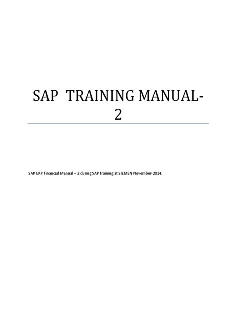 Sap Fi Certification 2 Pdf Payments Financial Services