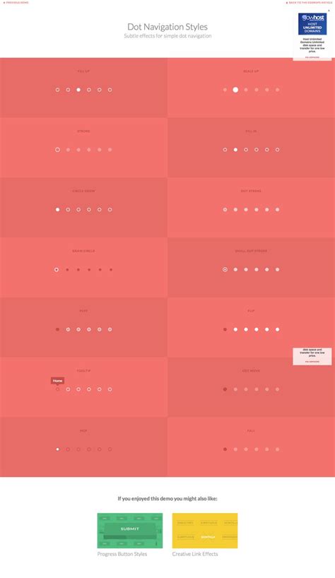 Dot Navigation Styles Subtle Effects For Simple Dot Navigation Development