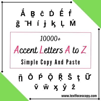 E With Accent Letter Copy And Paste