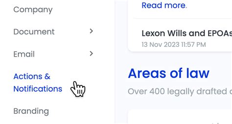 Actions And Notifications