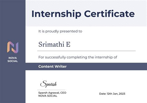 Srimathi Elango On Linkedin Thrilled To Share That Ive Completed A