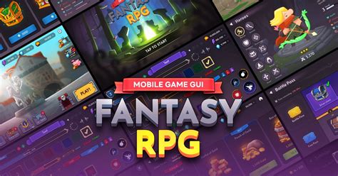 Gui Pro Fantasy Rpg 2d Gui Unity Asset Store