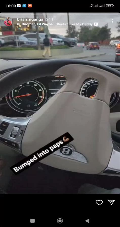 Jakonyango On Twitter Just Watched Brian Nganga S Insta Story Mans Driving A Bentley And
