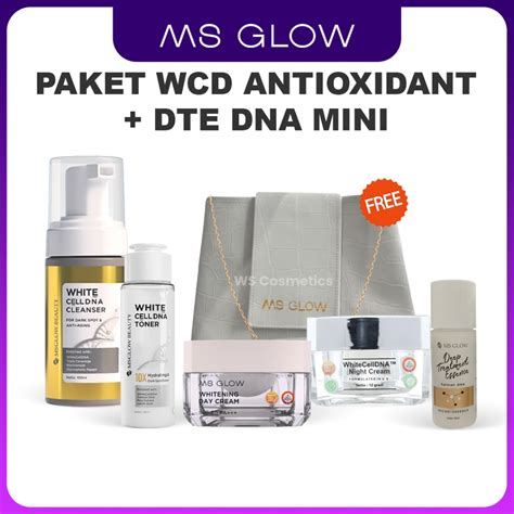 Jual New Series Ms Glow White Cell Dna Paket White Cell Dna Untuk Kulit