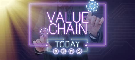 Writing Displaying Text Value Chain Business Approach Set Of Functional Activities Making The