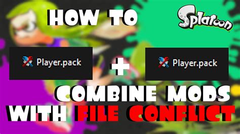 How To Combine Mods With File Conflict Tutorial For Splatoon Splatoon Tutorials