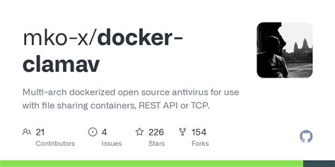 Github Mko Xdocker Clamav Multi Arch Dockerized Open Source Antivirus For Use With File